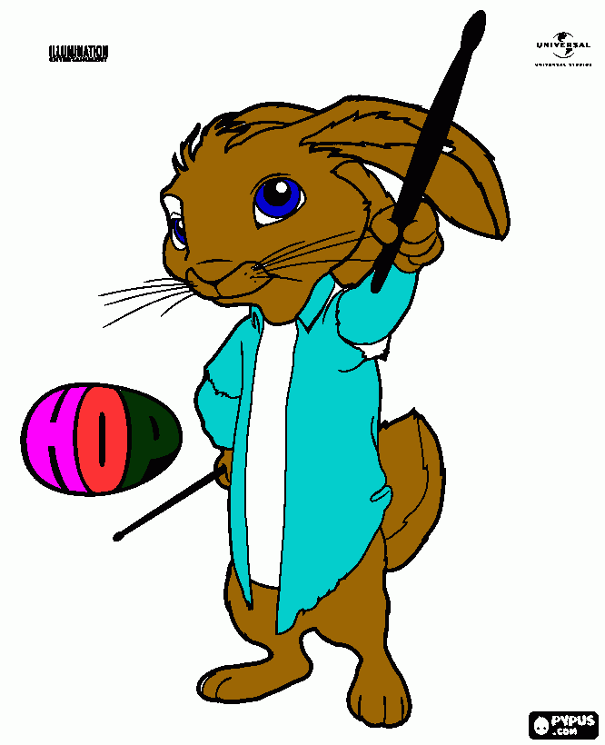 Pink berets hop coloring pages