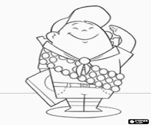 Up Russell Coloring Pages